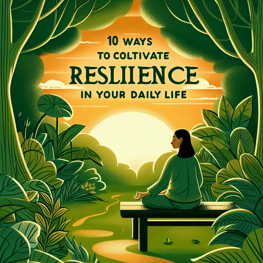 10 Ways to Cultivate Resilience in Your Daily Life - Solve The Blues